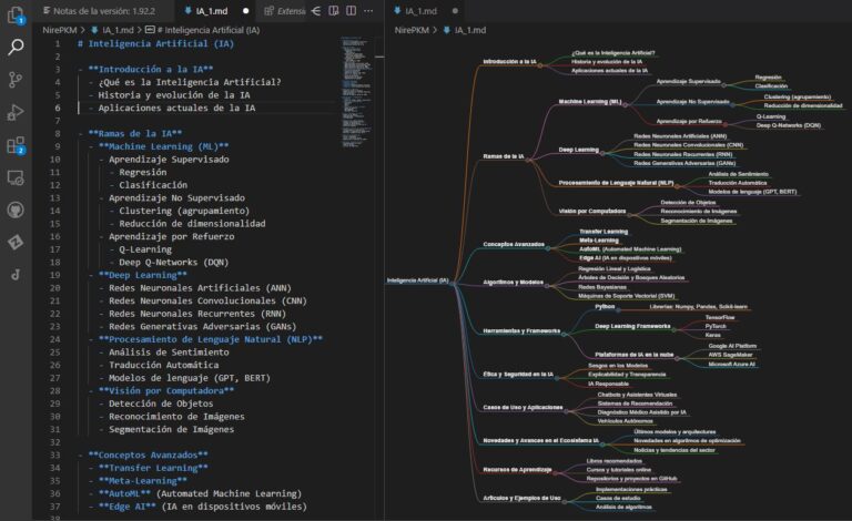 Markmap: cómo crear mapas mentales desde Markdown