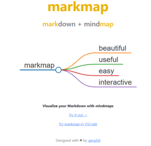 Markmap: cómo crear mapas mentales desde Markdown